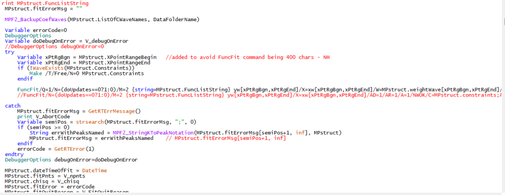 "Error: Expected Name of Target Window" | Igor Pro by WaveMetrics